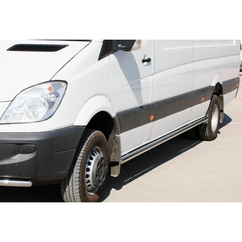 Marche Pieds MERCEDES SPRINTER MOYEN w906 2006 2017 INOX Tubulaire LNE