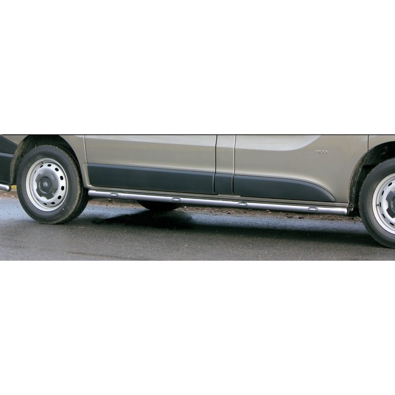 Marche Pieds MERCEDES SPRINTER COURT 2007 2017 INOX Tubulaire LED