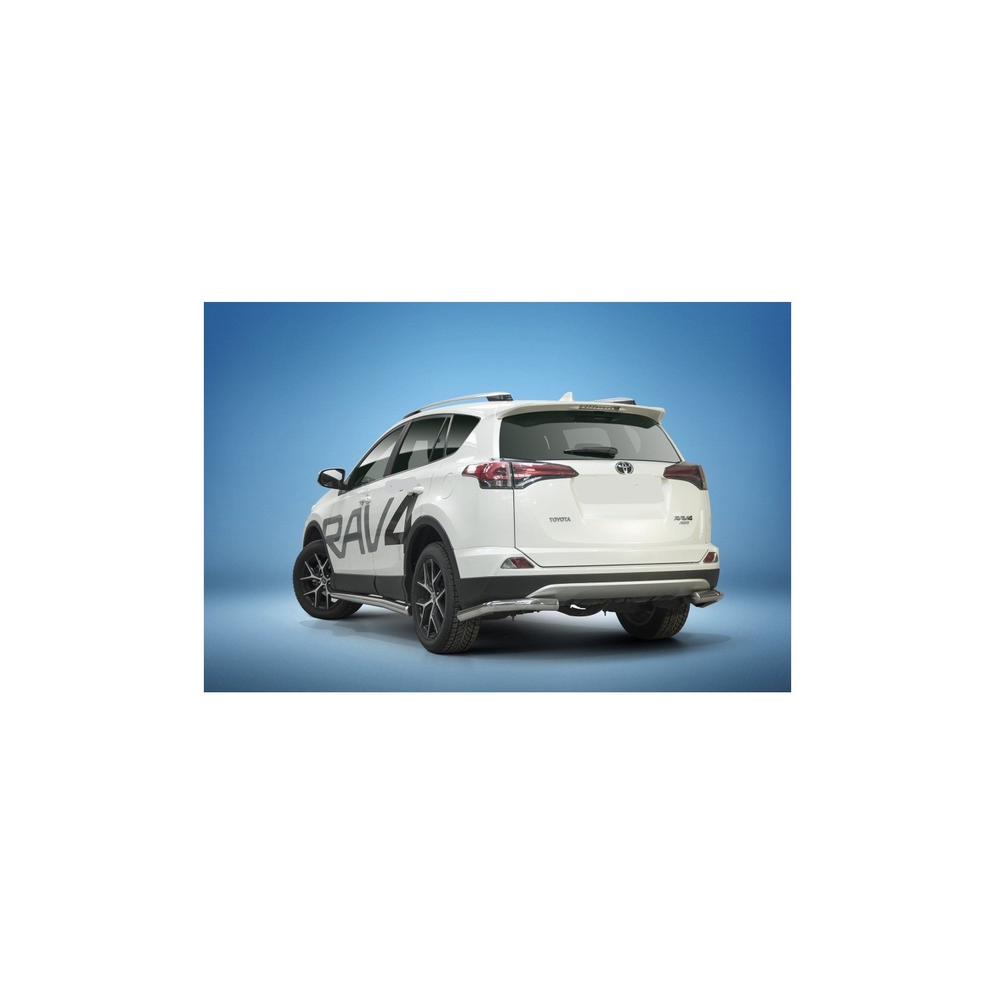 Protection ARRIERE TOYOTA RAV 4 2016 2018 INOX ANGLES 70mm