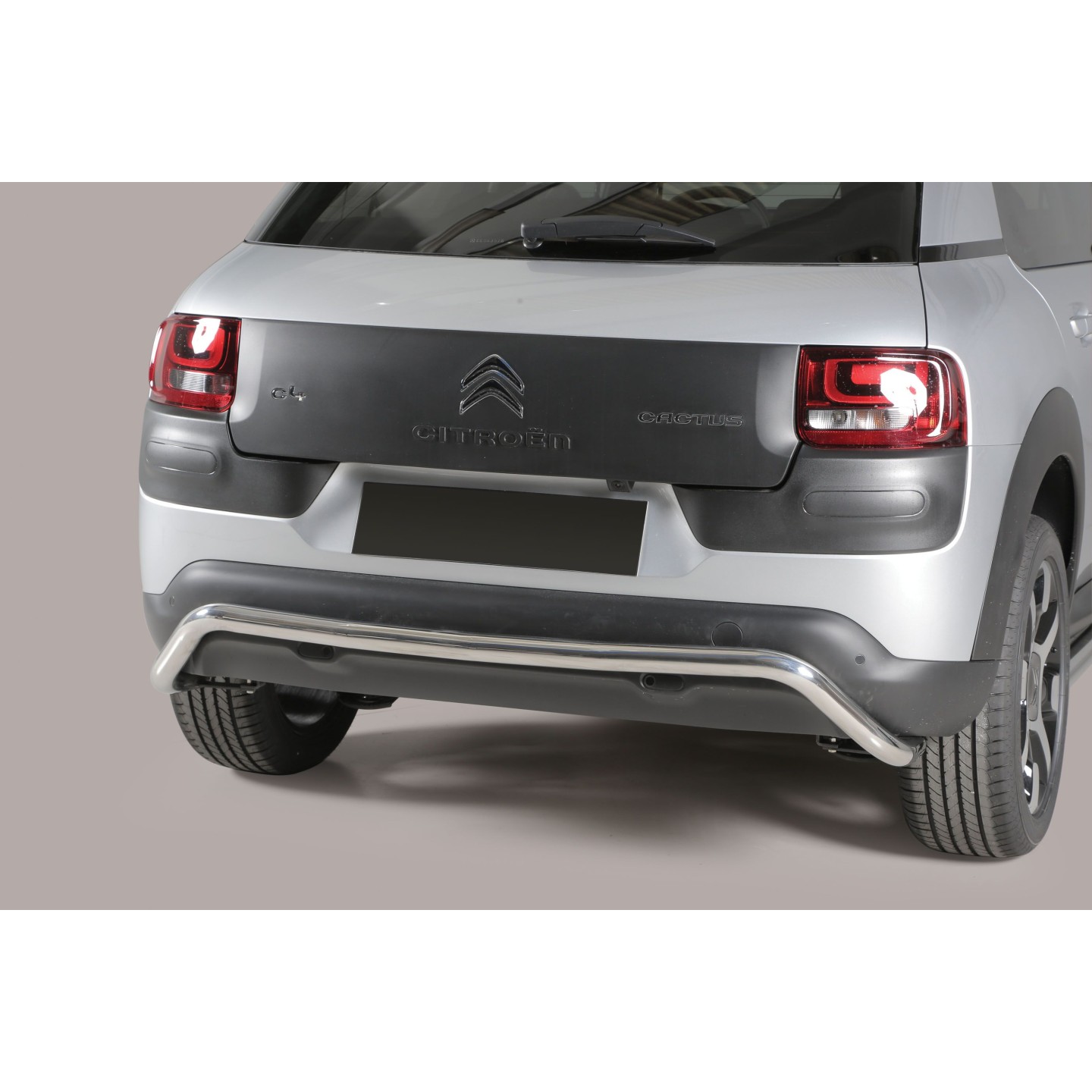 Protection ARRIERE CITROEN C4 CACTUS 2014 2018 INOX 50mm