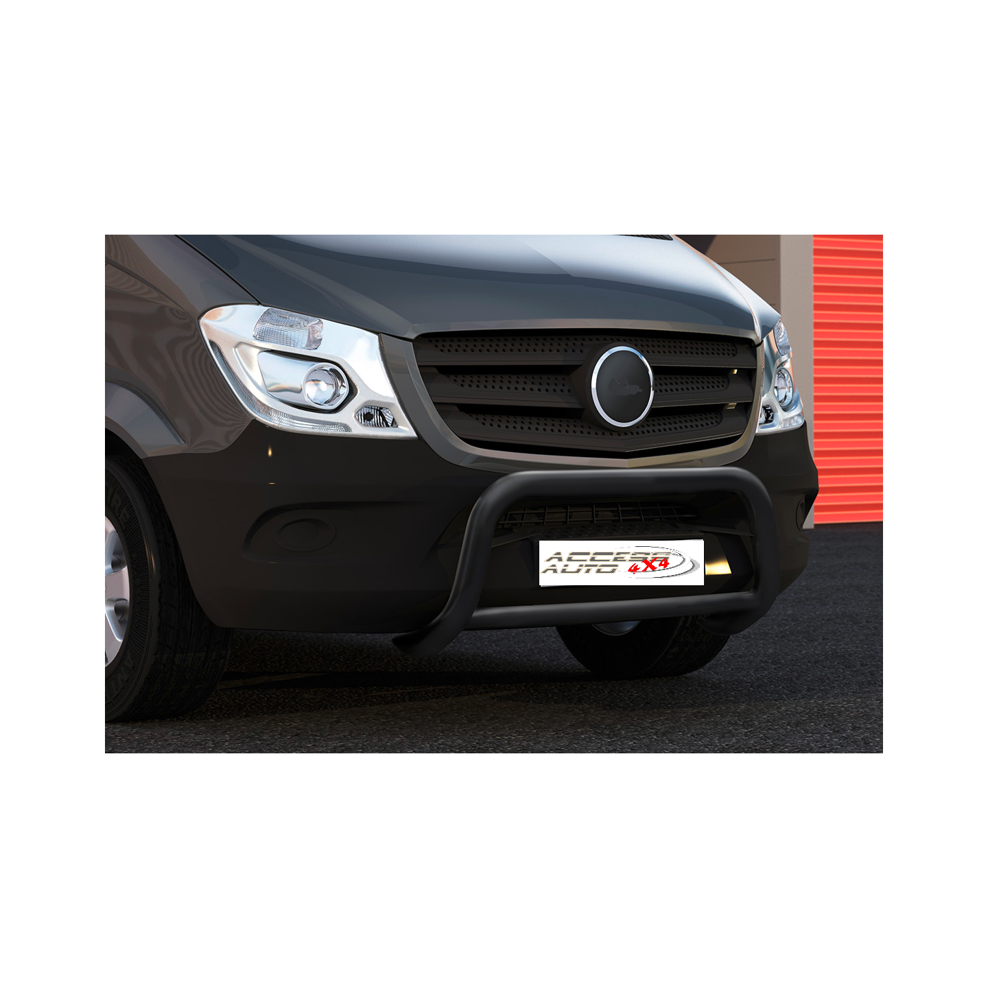 Pare Buffle MERCEDES SPRINTER 2018 AUJOURD'HUI INOX NOIR HOMOLOGUE ...