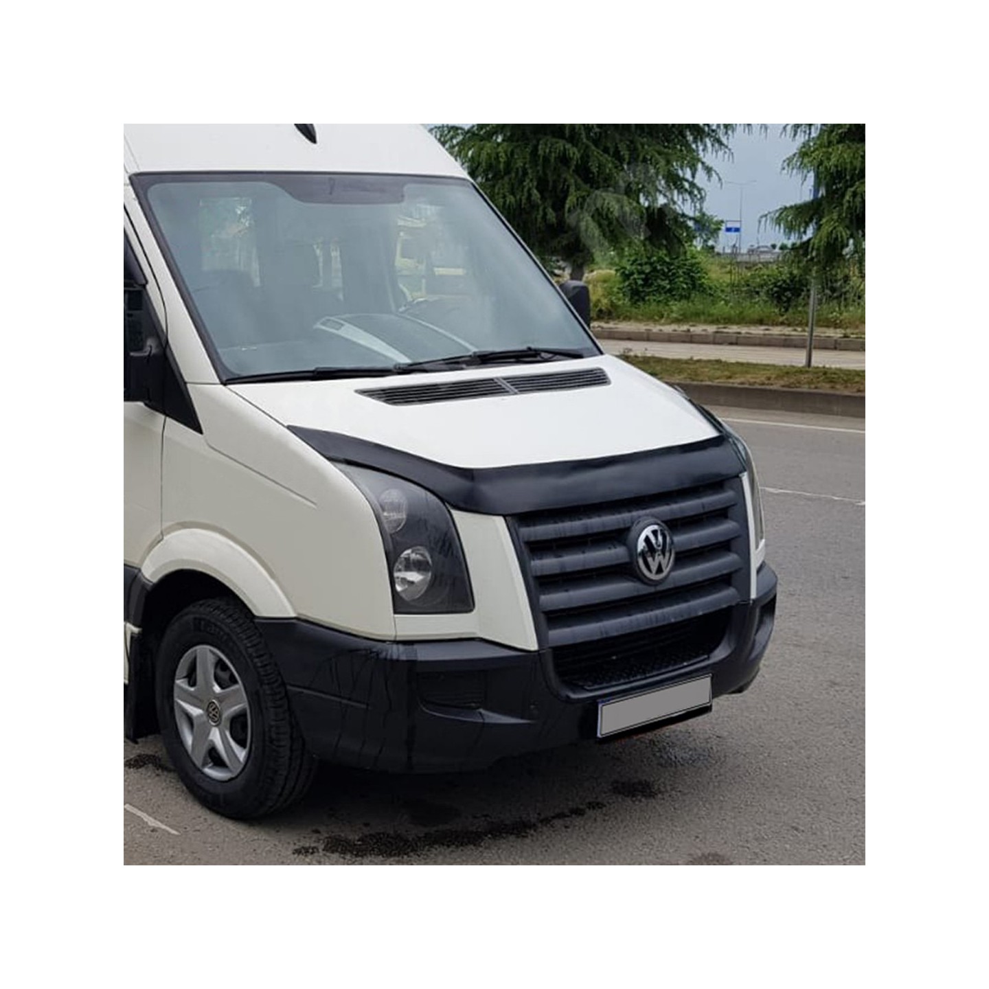 DEFLECTEUR CAPOT VOLKSWAGEN CRAFTER 2006 2016 noir