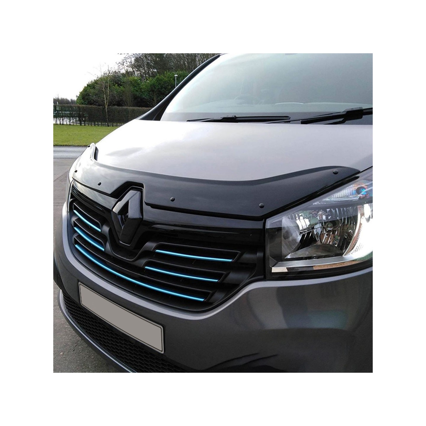 DEFLECTEUR CAPOT RENAULT TRAFIC 2014 2019 noir