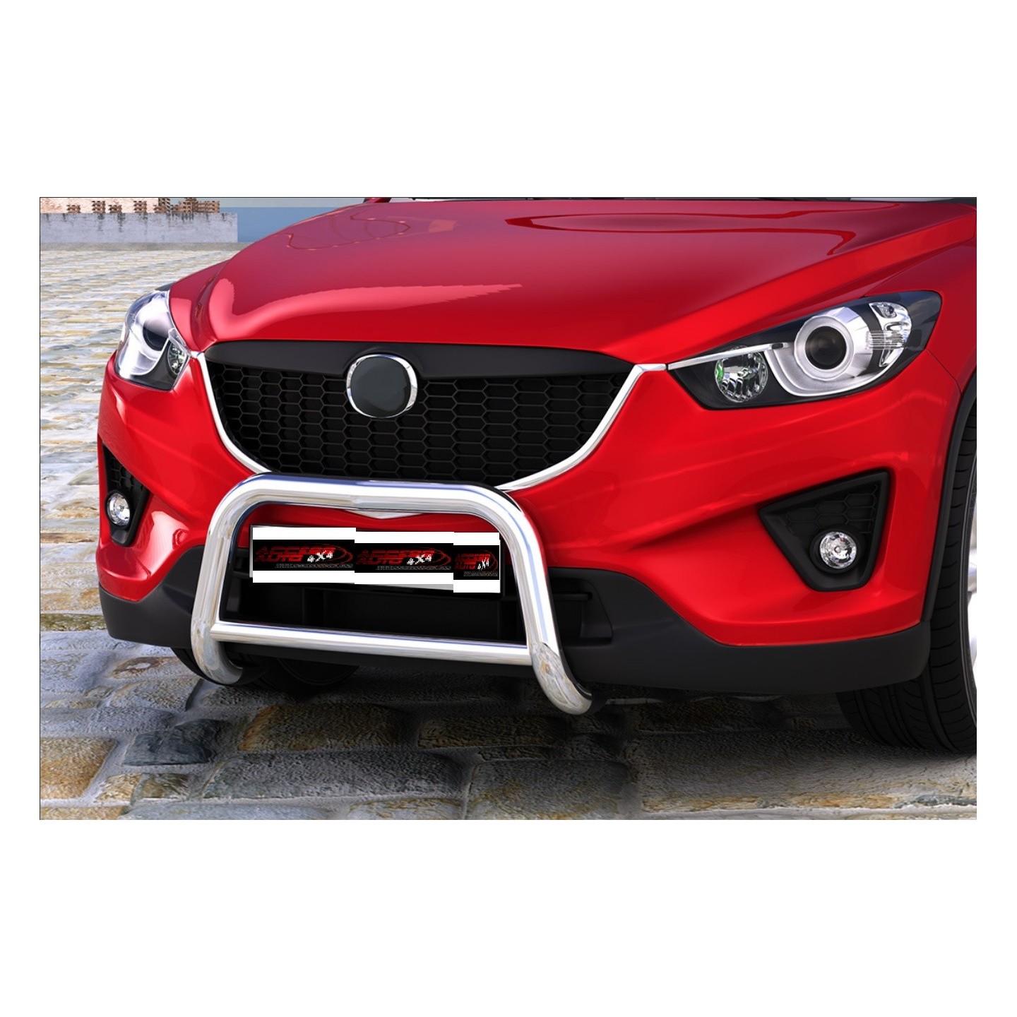 PARE BUFFLE MAZDA CX 5 2017 2021 HOMOLOGUE INOX 60mm