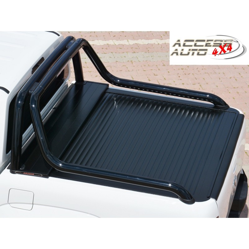 Roll Bar Nissan Navara np300 2016 2023 Double Barres Inox Noir 76mm