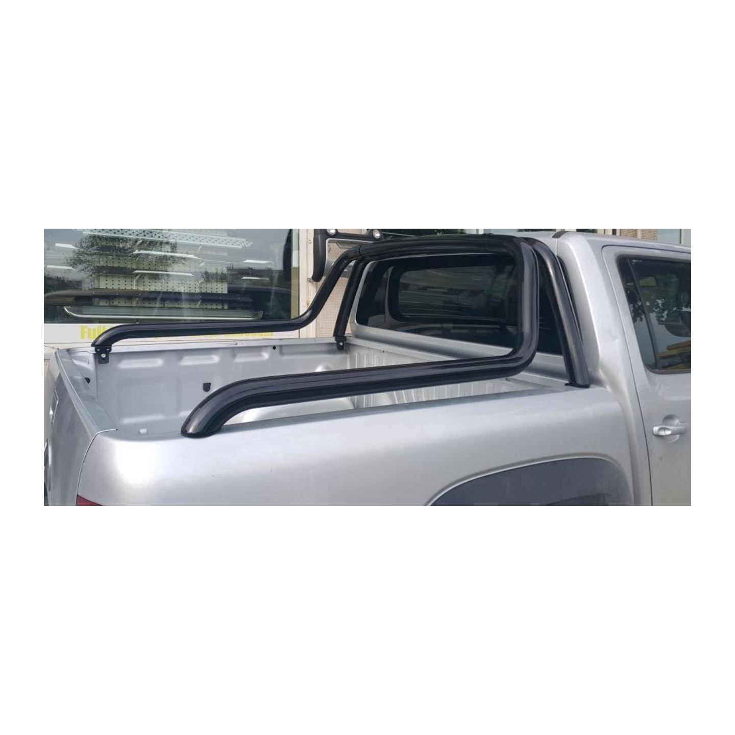 ROLL BAR NISSAN NAVARA NP300 2016 2023 DOUBLE BARRES INOX NOIR 76mm