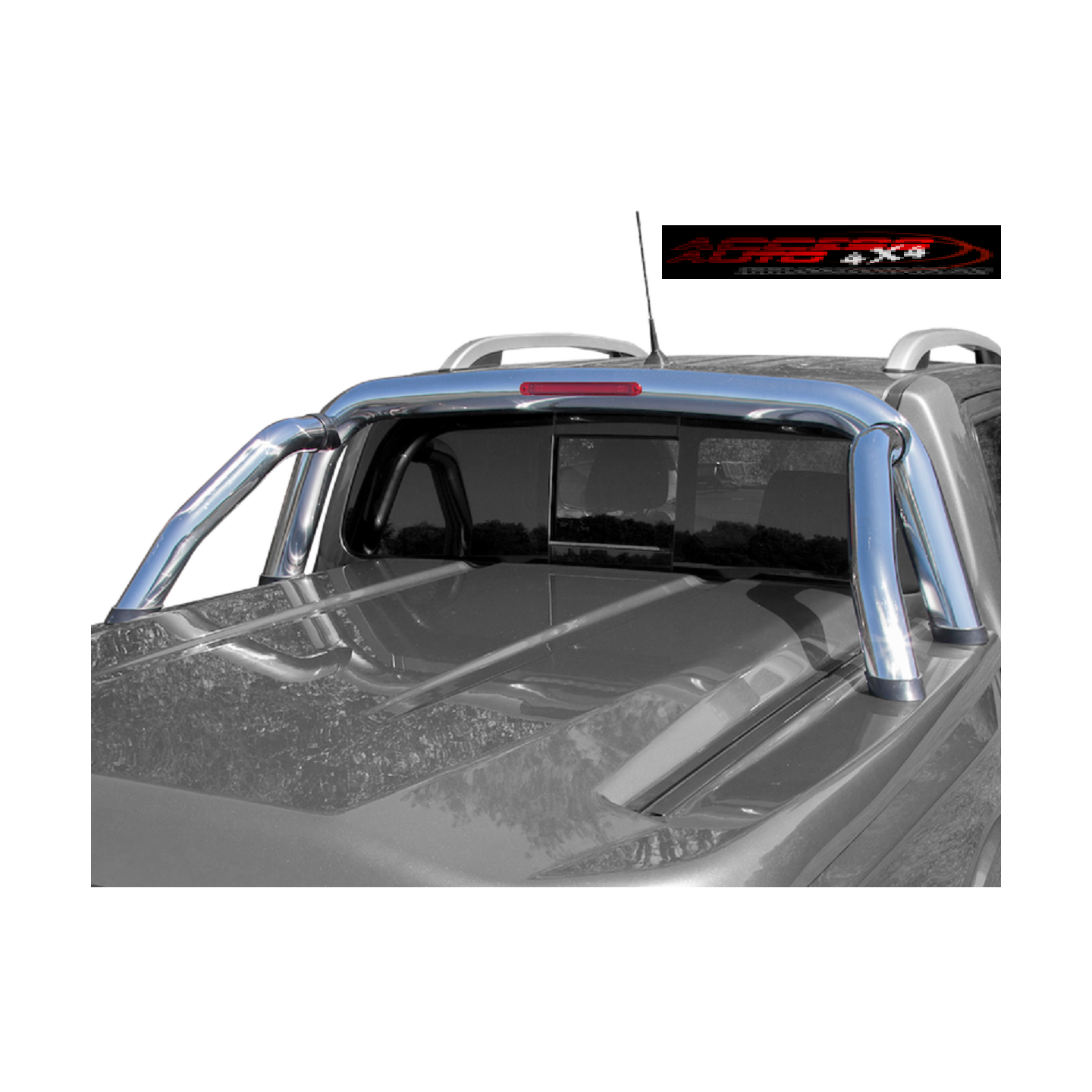 ROLL BAR FORD RANGER 2012 2022 DOUBLE BARRES INOX pour Couvre Benne ...