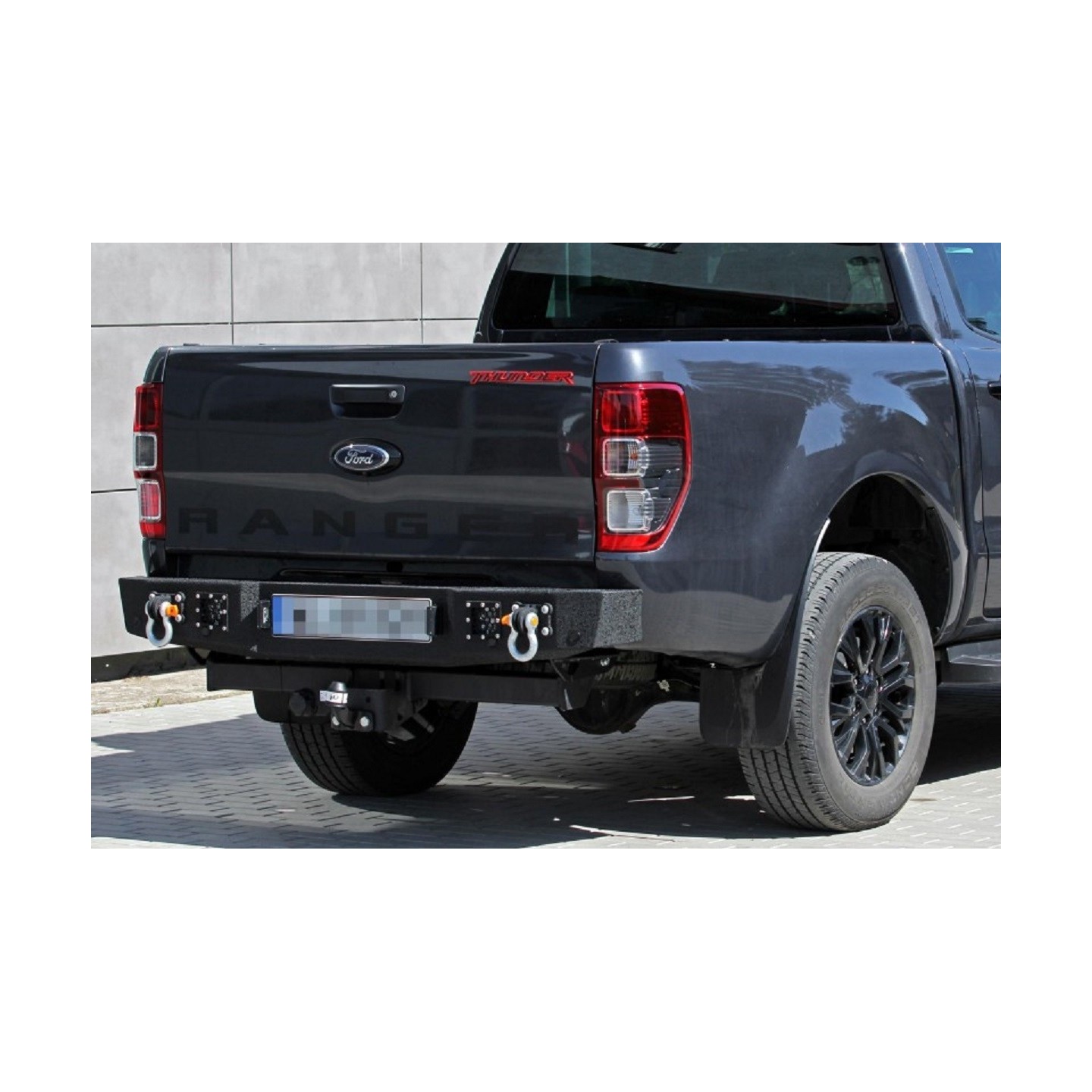 PARE CHOC ARRIERE FORD RANGER 2011 2022 ACIER