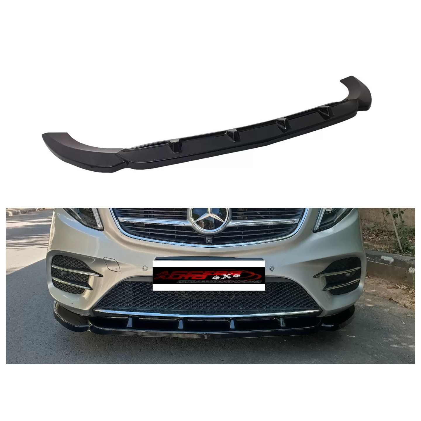 Spoiler Avant MERCEDES CLASSE V AMG LINE 2019 AUJOURD'HUI ABS Noir Design2