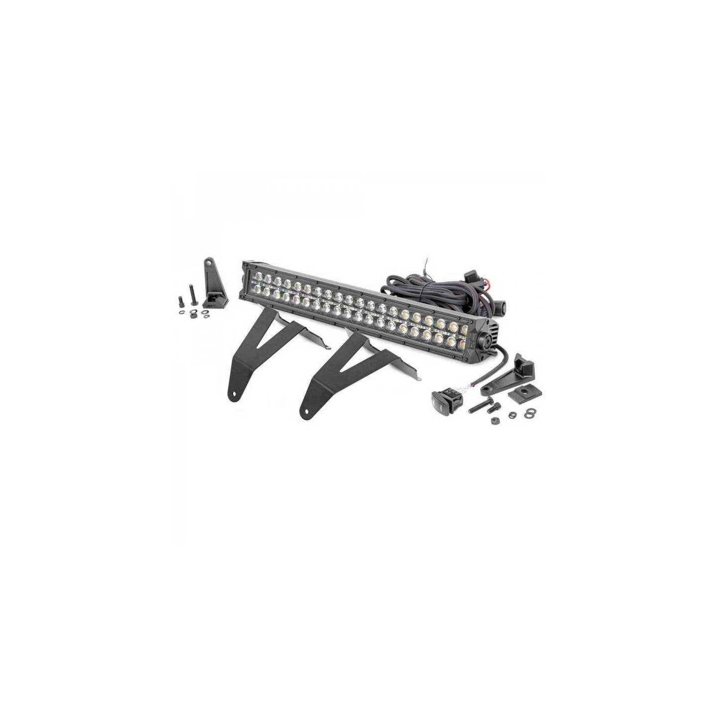 LED DODGE RAM 1500 DT 2019 AUJOURD'HUI KIT LED Rough Country 20' dans ...