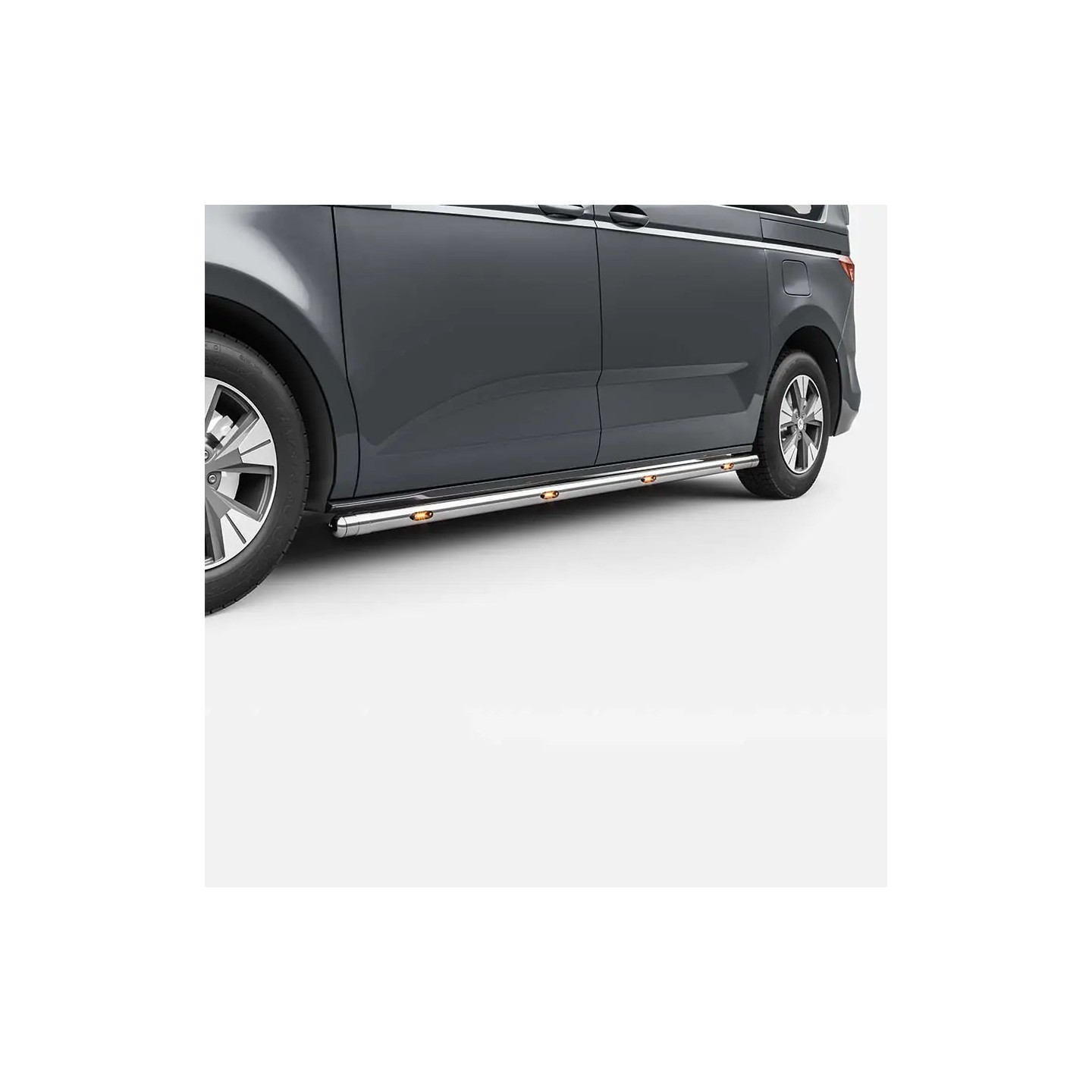 Marche pieds VOLKWAGEN T7 MULTIVAN 2022 AUJOURD'HUI INOX tubulaire LED