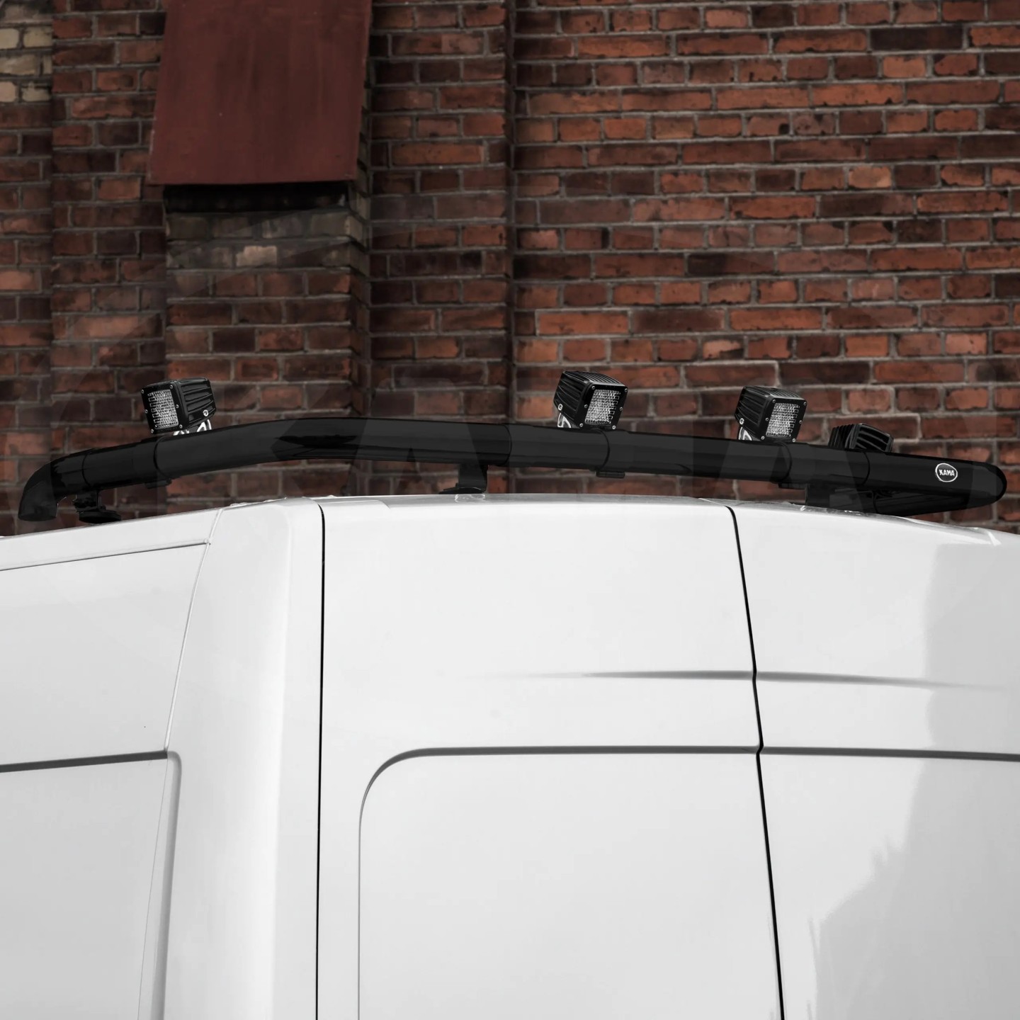 RAMPE DE TOIT MERCEDES SPRINTER H2 2007 2018 INOX NOIR TUBULAIRE