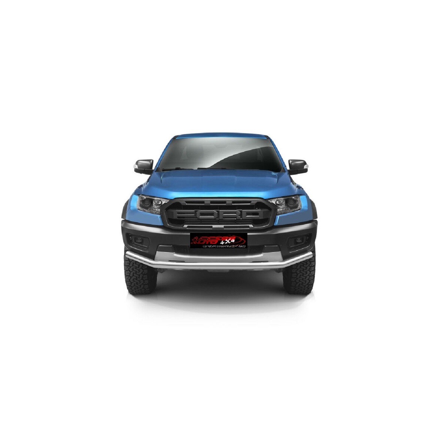 PARE BUFFLE FORD RANGER RAPTOR 2019 2022 HOMOLOGUE INOX Protection